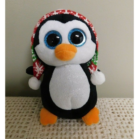 Ty | Toys | Ty Beanie Boos Penelope The Holiday Penguin 6 Plush Stuffed ...